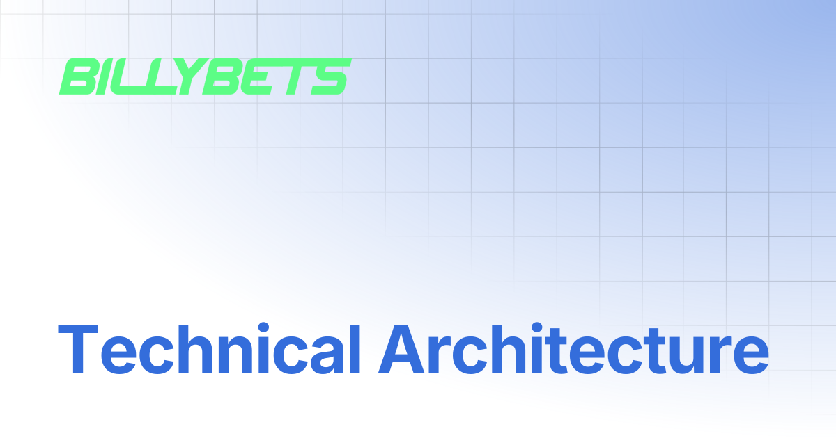 Technical Architecture | Billy Bets Documentation